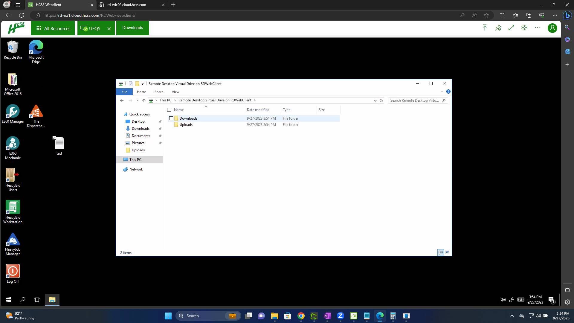 How to Upload and Download Files From/To the HCSS Cloud Web Client