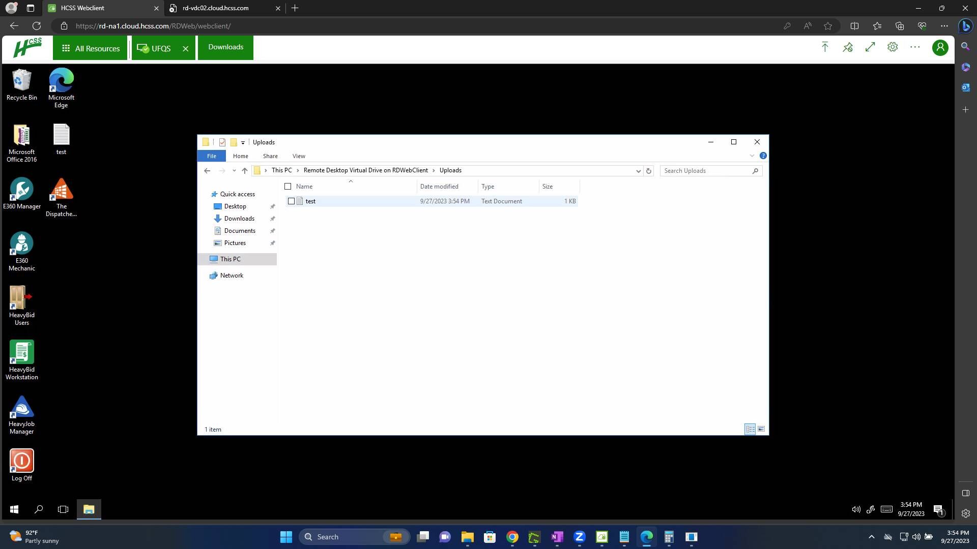 How to Upload and Download Files From/To the HCSS Cloud Web Client