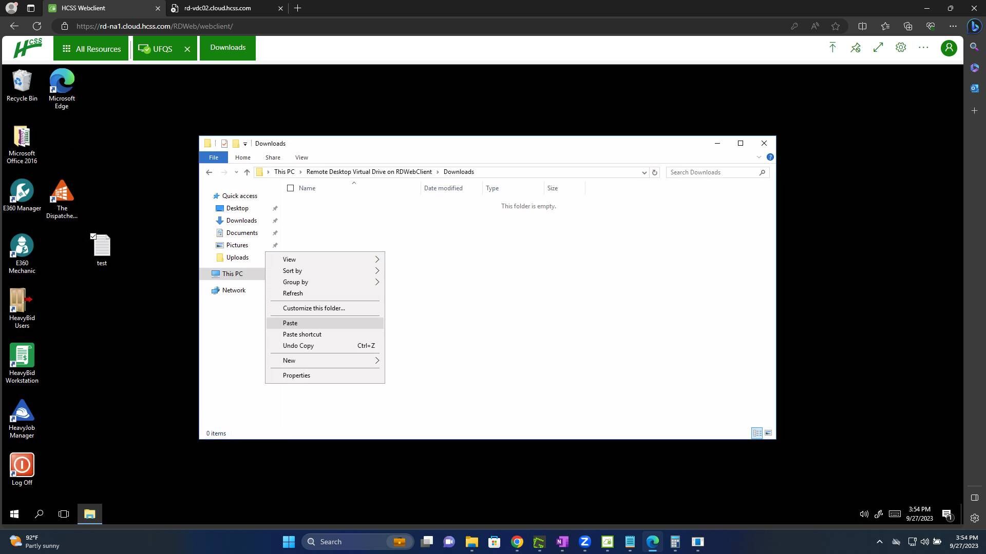 How to Upload and Download Files From/To the HCSS Cloud Web Client