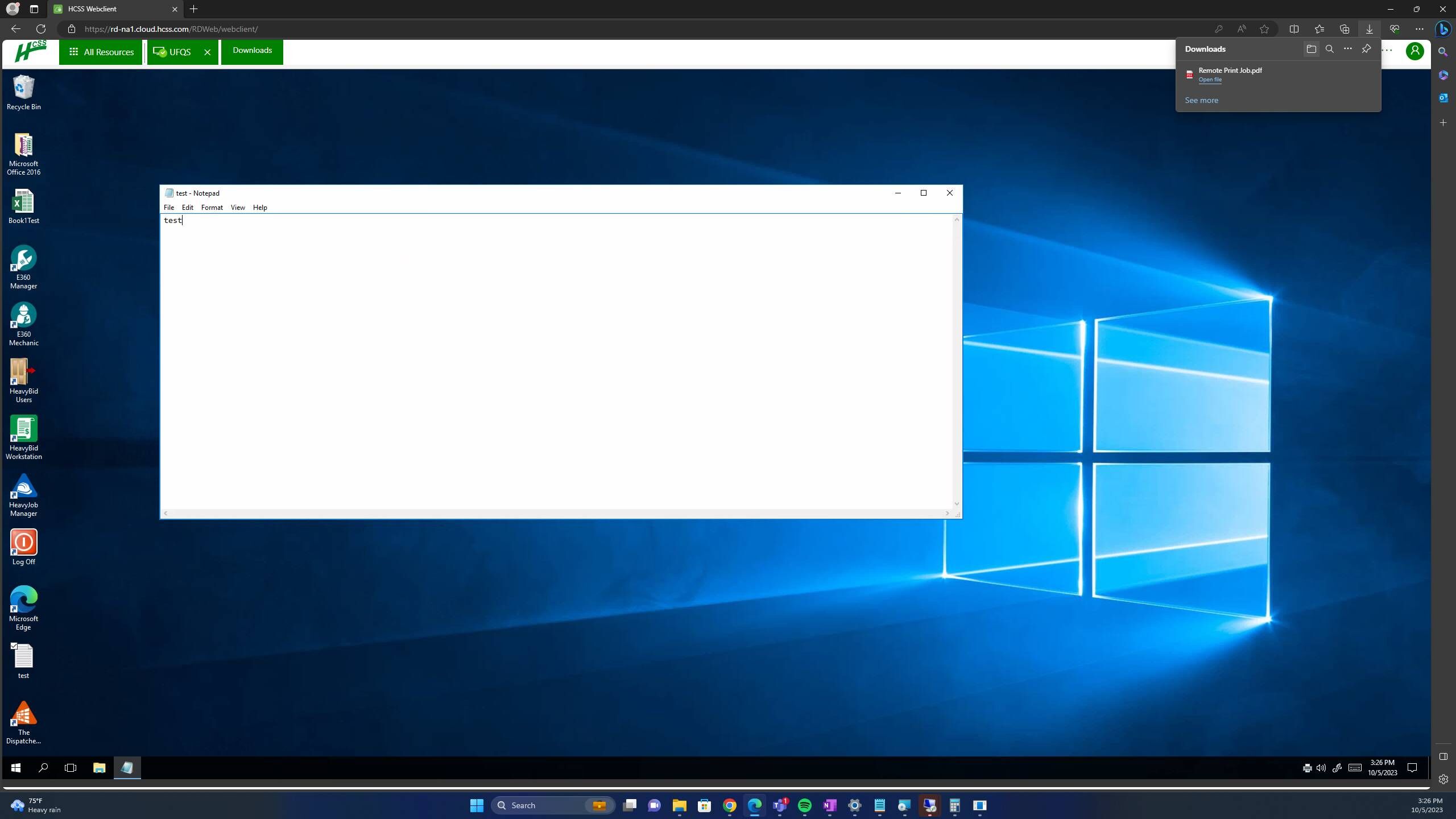 How to Print from HCSS Cloud