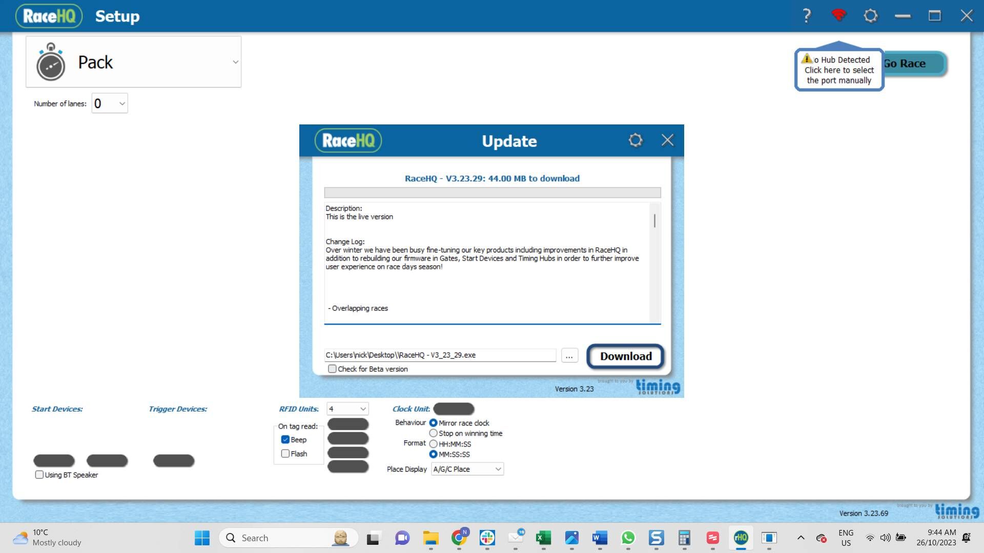 RaceHQ - Latest Timing Software Download and Setup videos – Timing ...