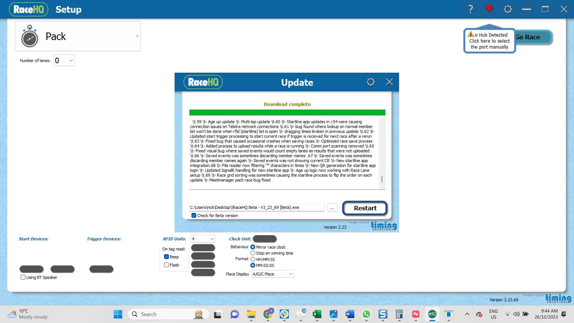 RaceHQ - Latest Timing Software Download and Setup videos – Timing ...