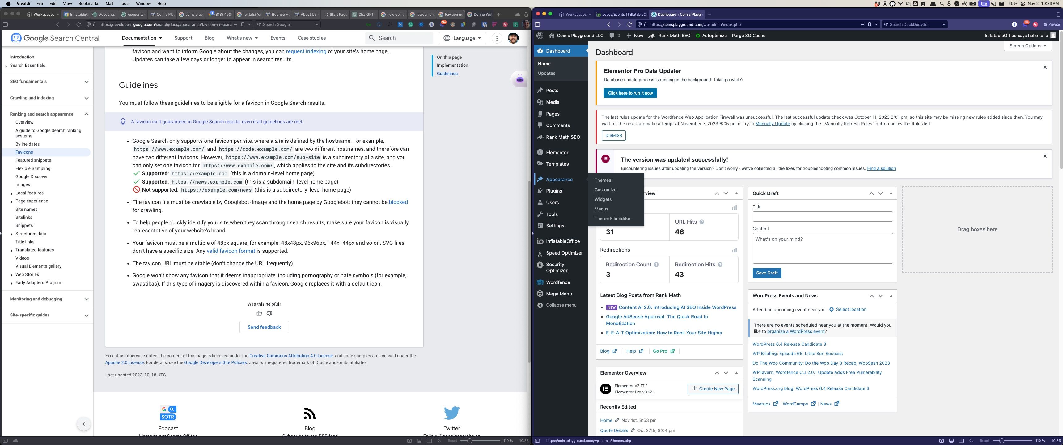 WordPress - Manually setting a favicon/site icon | Website Integration | Support