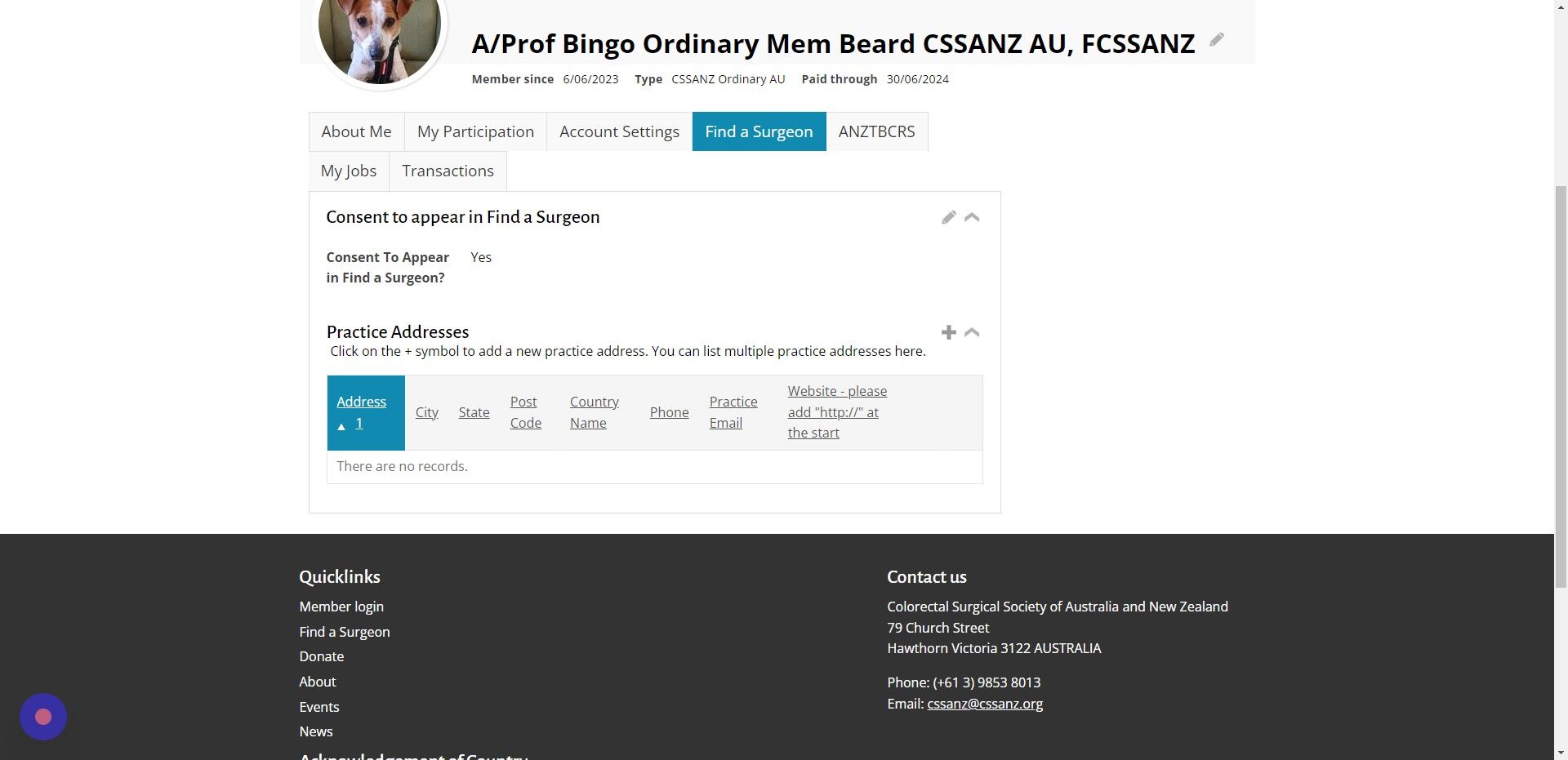 Members Website QuickTips | CSSANZ