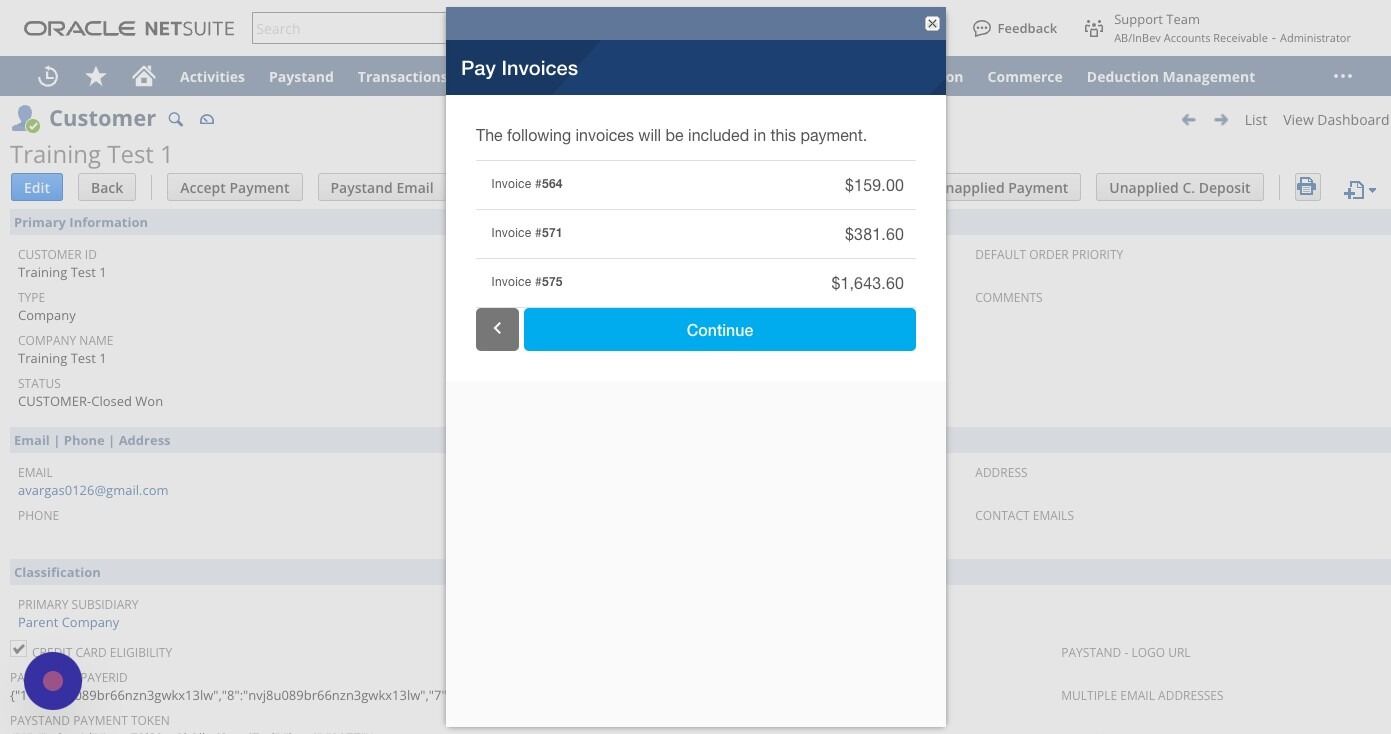 Paying multiple invoices or Statements from the Virtual Terminal ...