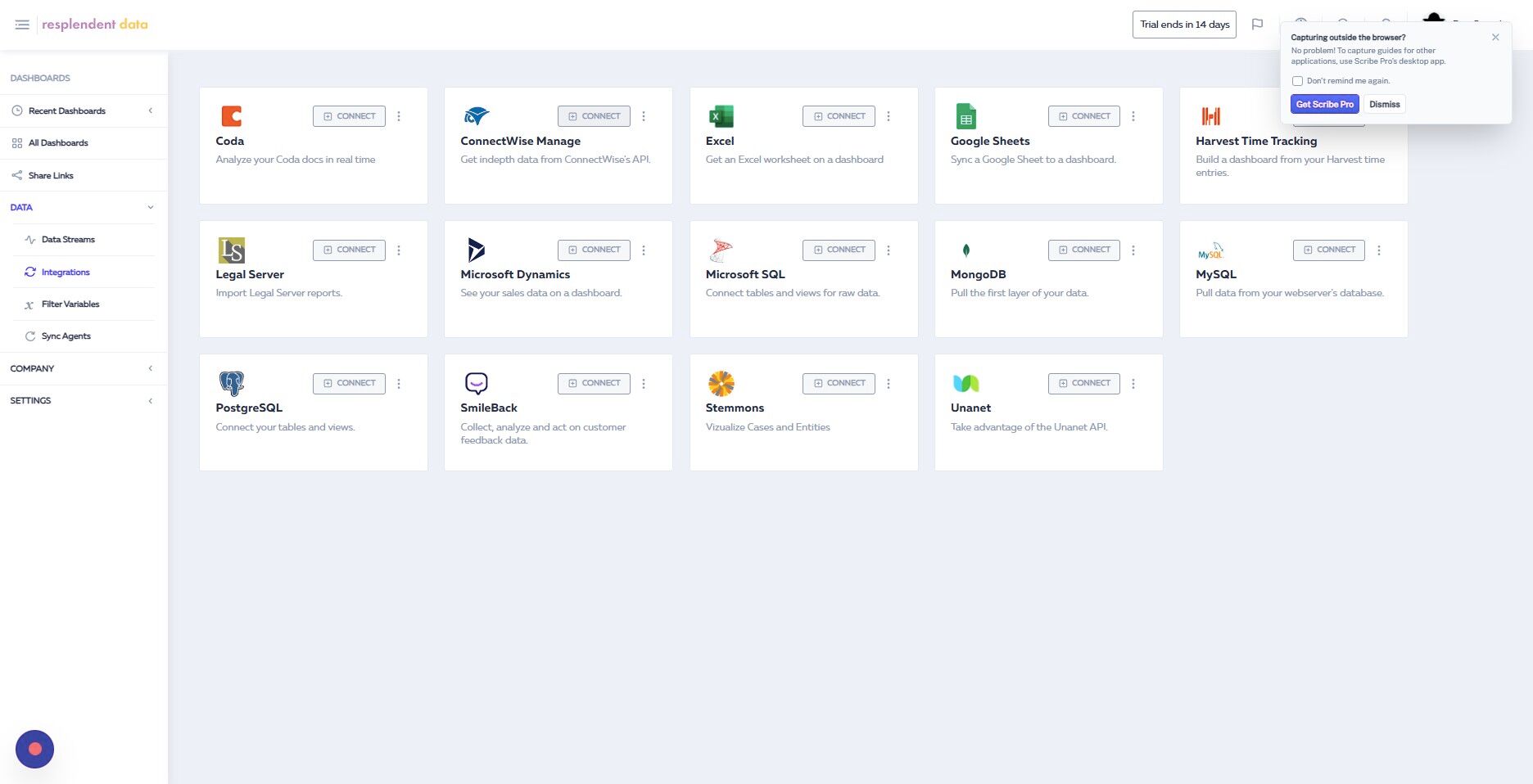 Integrating the ConnectWise API | Resplendent Data Help Center