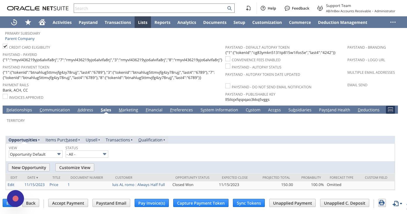 Unapplied payments – Paystand Help Center