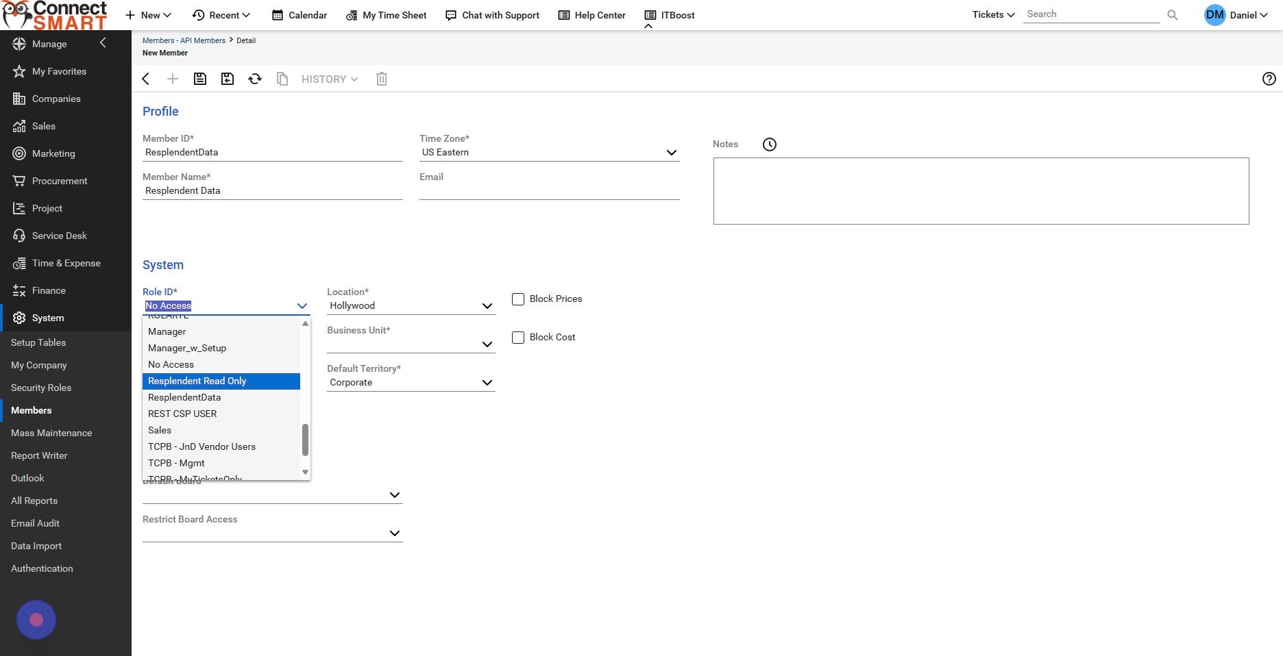 Integrating the ConnectWise API | Resplendent Data Help Center