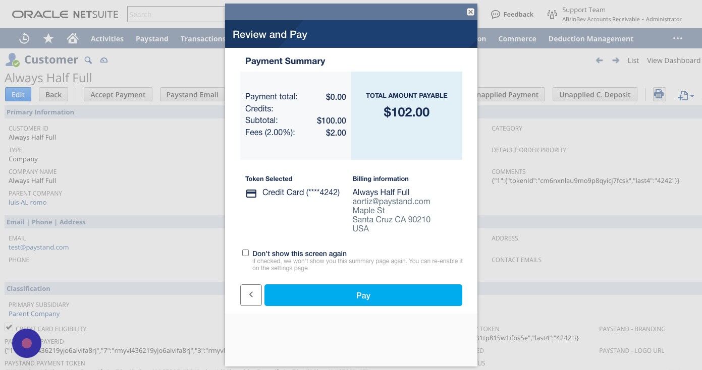 Unapplied payments – Paystand Help Center