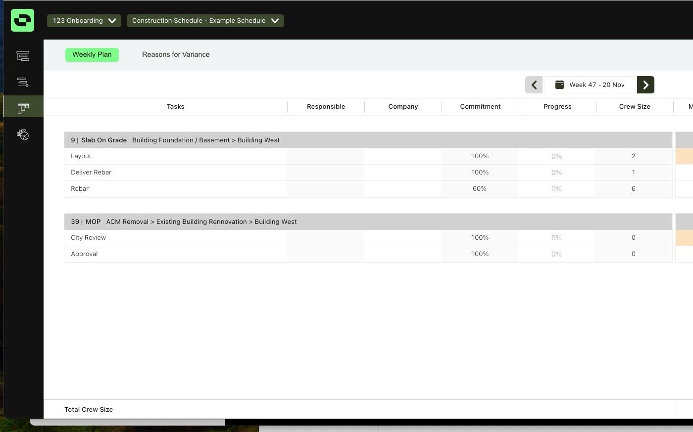 How to Uncommit the Weekly Plan?