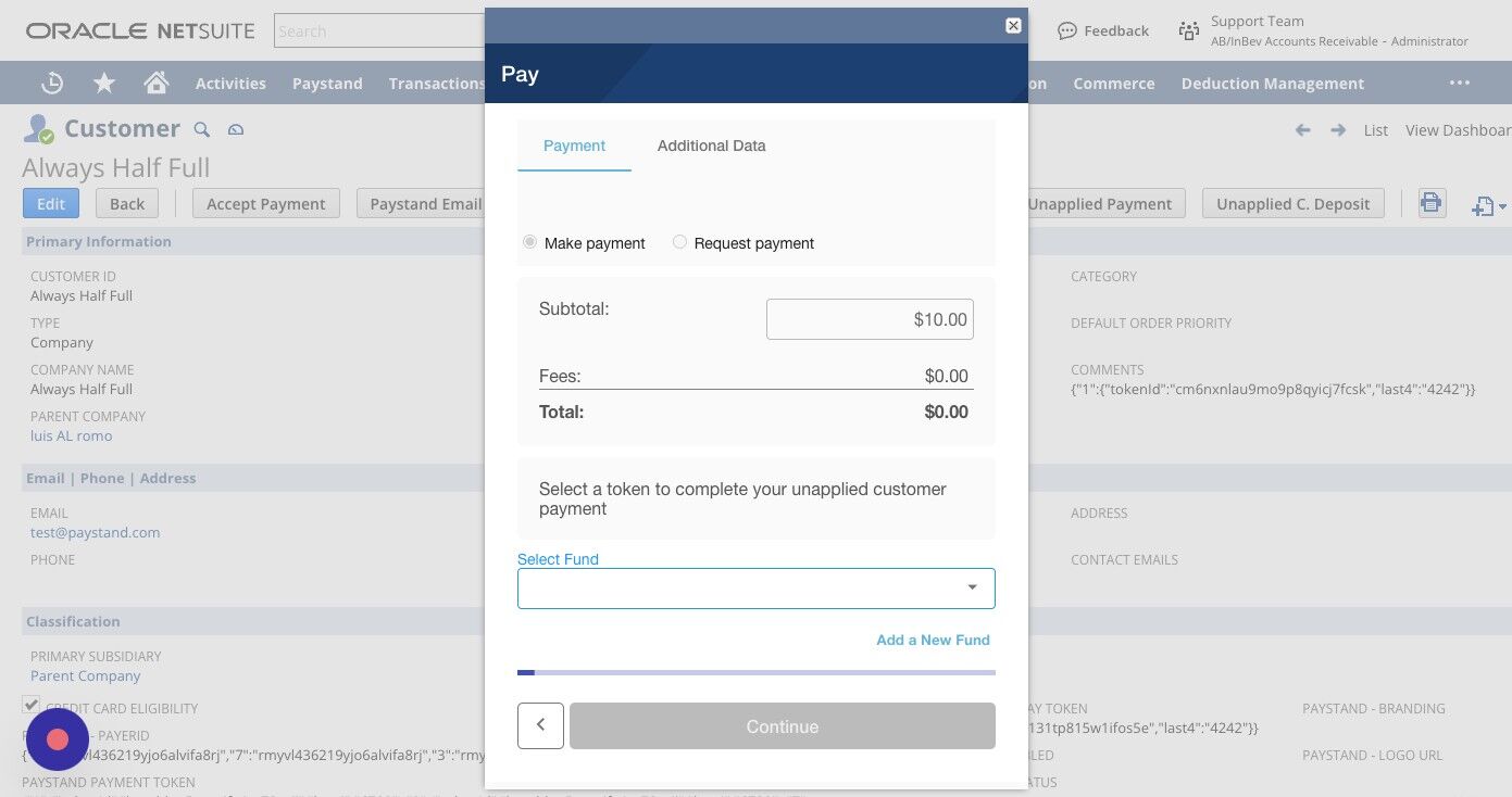 Unapplied payments – Paystand Help Center
