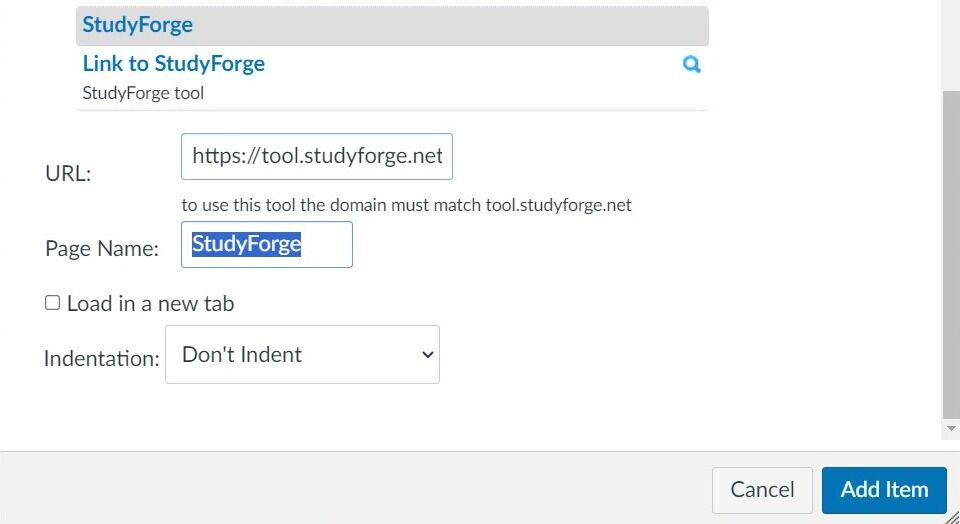 How to add an LTI link in Canvas