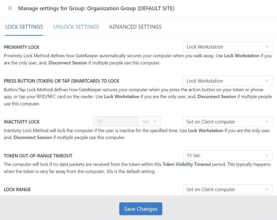 How to enable Touch login through the Hub. – GateKeeper