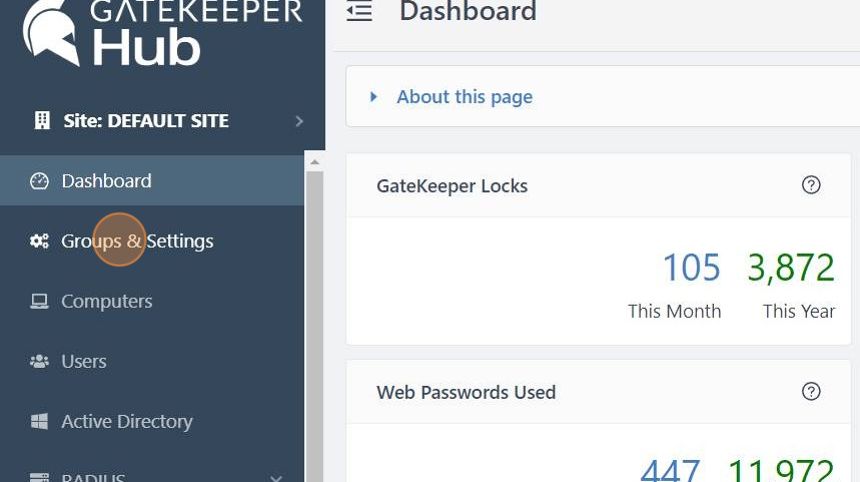 How To Enable Touch Login Through The Hub Gatekeeper