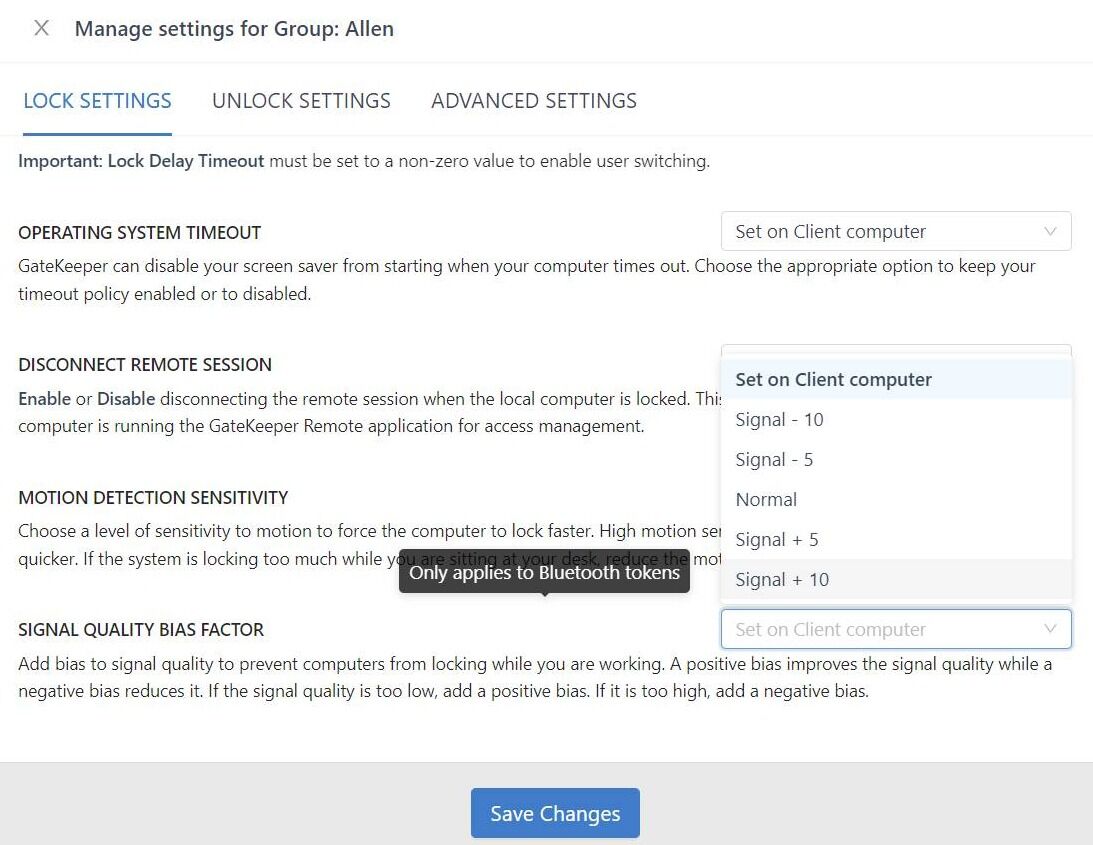 How to add positive Signal Bias from the GateKeeper Hub. – GateKeeper
