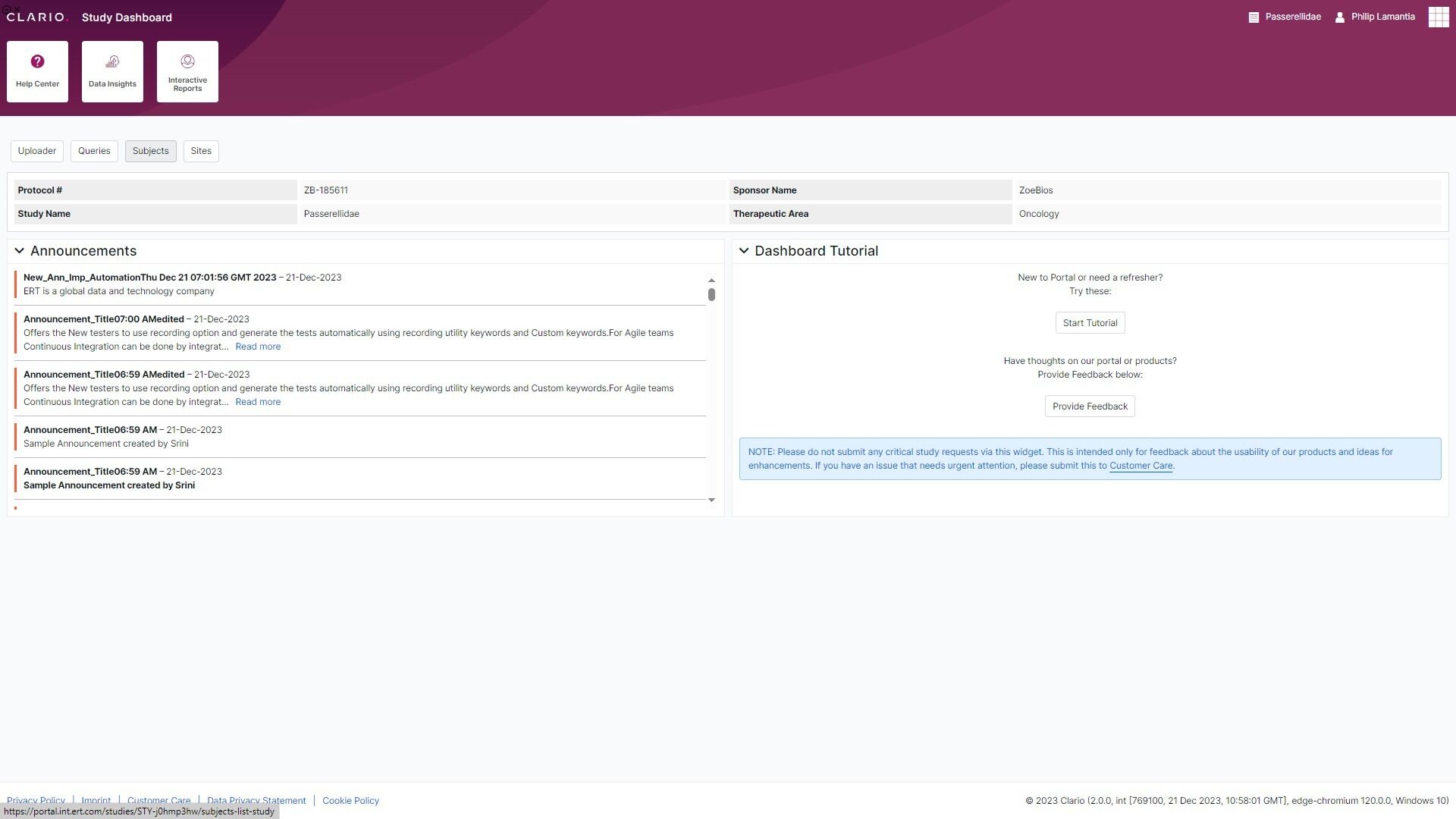How do I effectively navigate a subject-specific page?