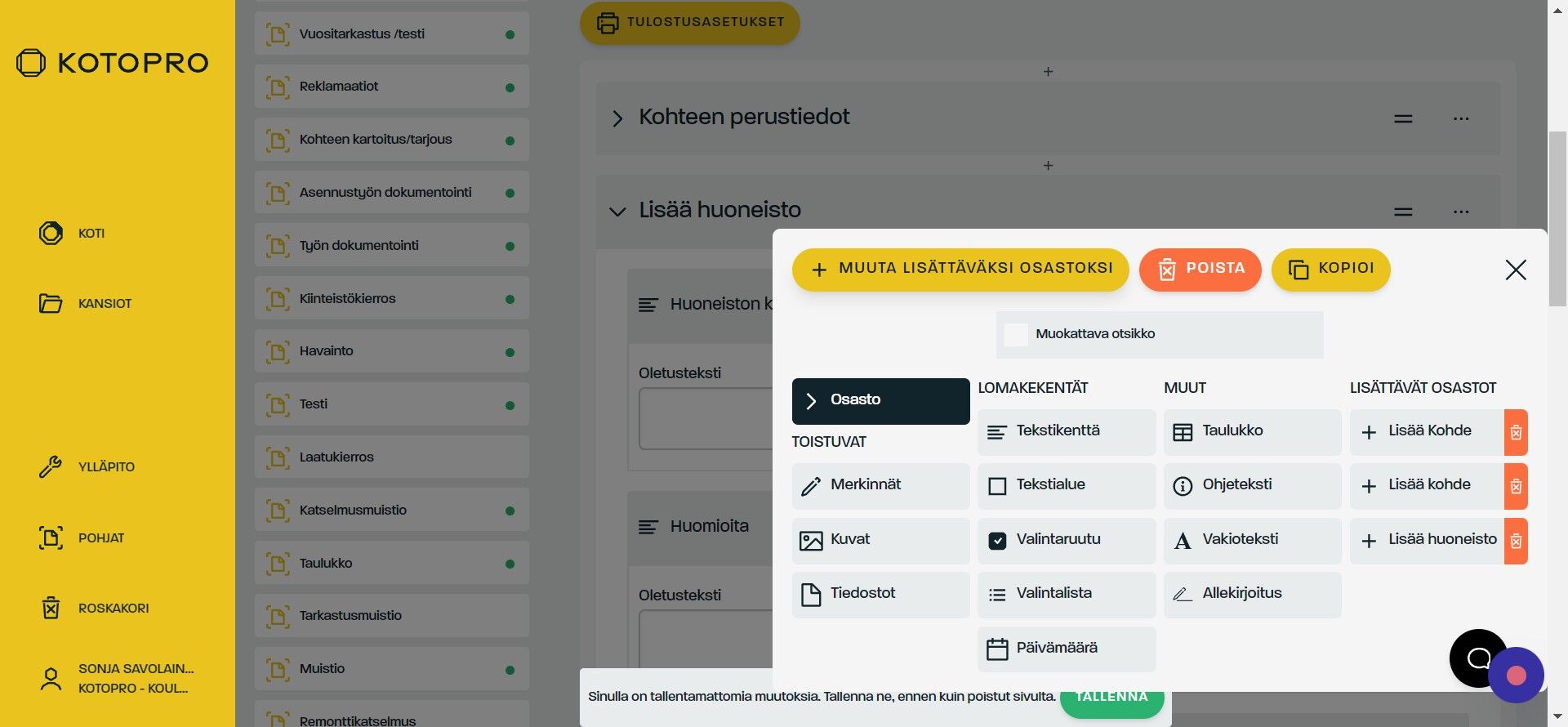 Pohjaeditori: Asiakirjapohjien luominen ja muokkaaminen - Admicom ...