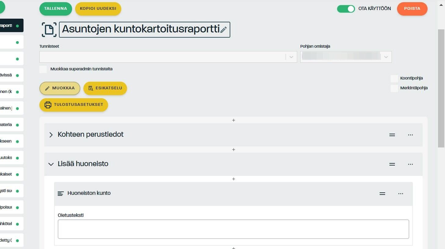 Pohjaeditori: Asiakirjapohjien luominen ja muokkaaminen - Admicom ...