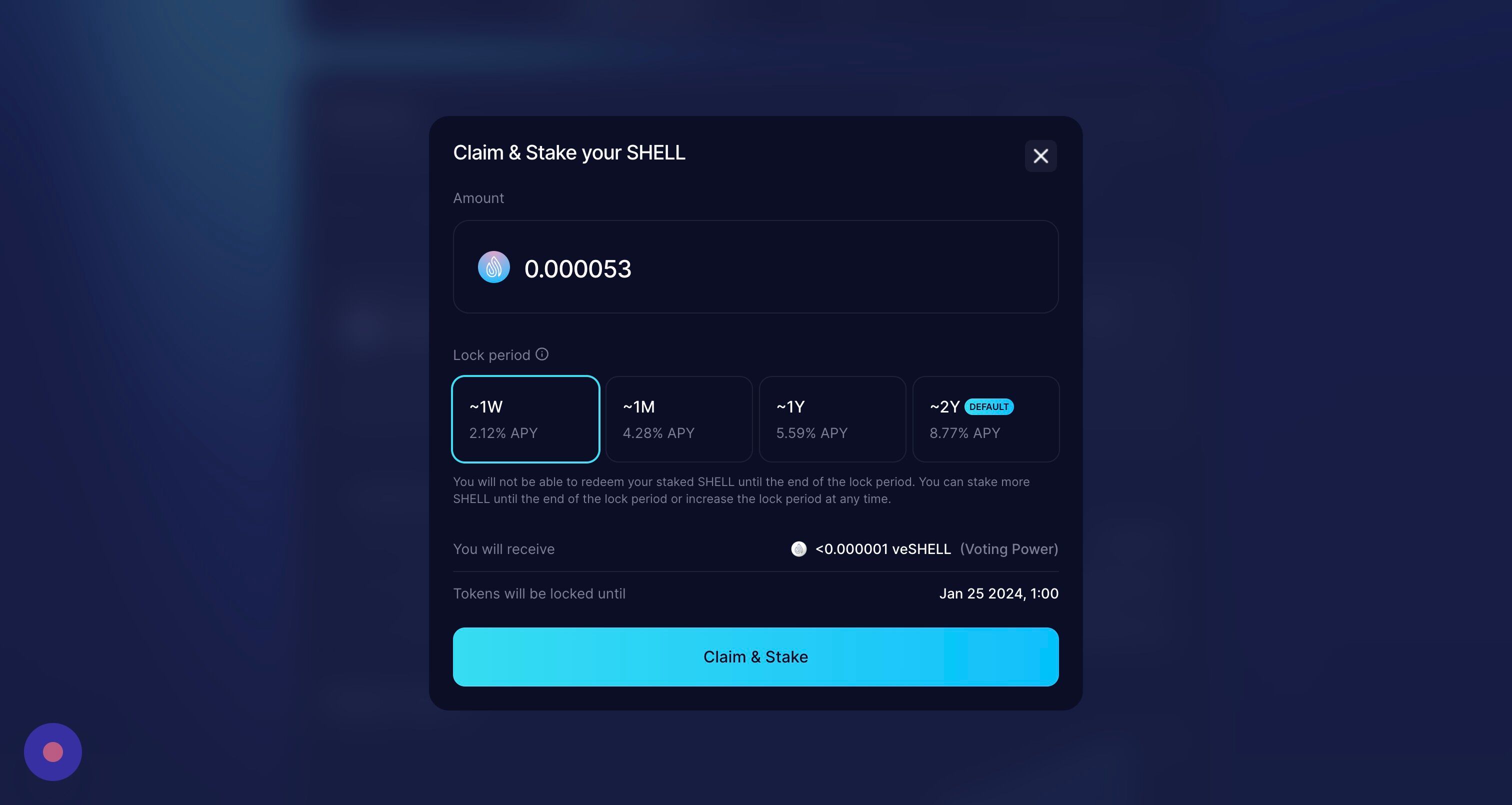 How To Stake SHELL