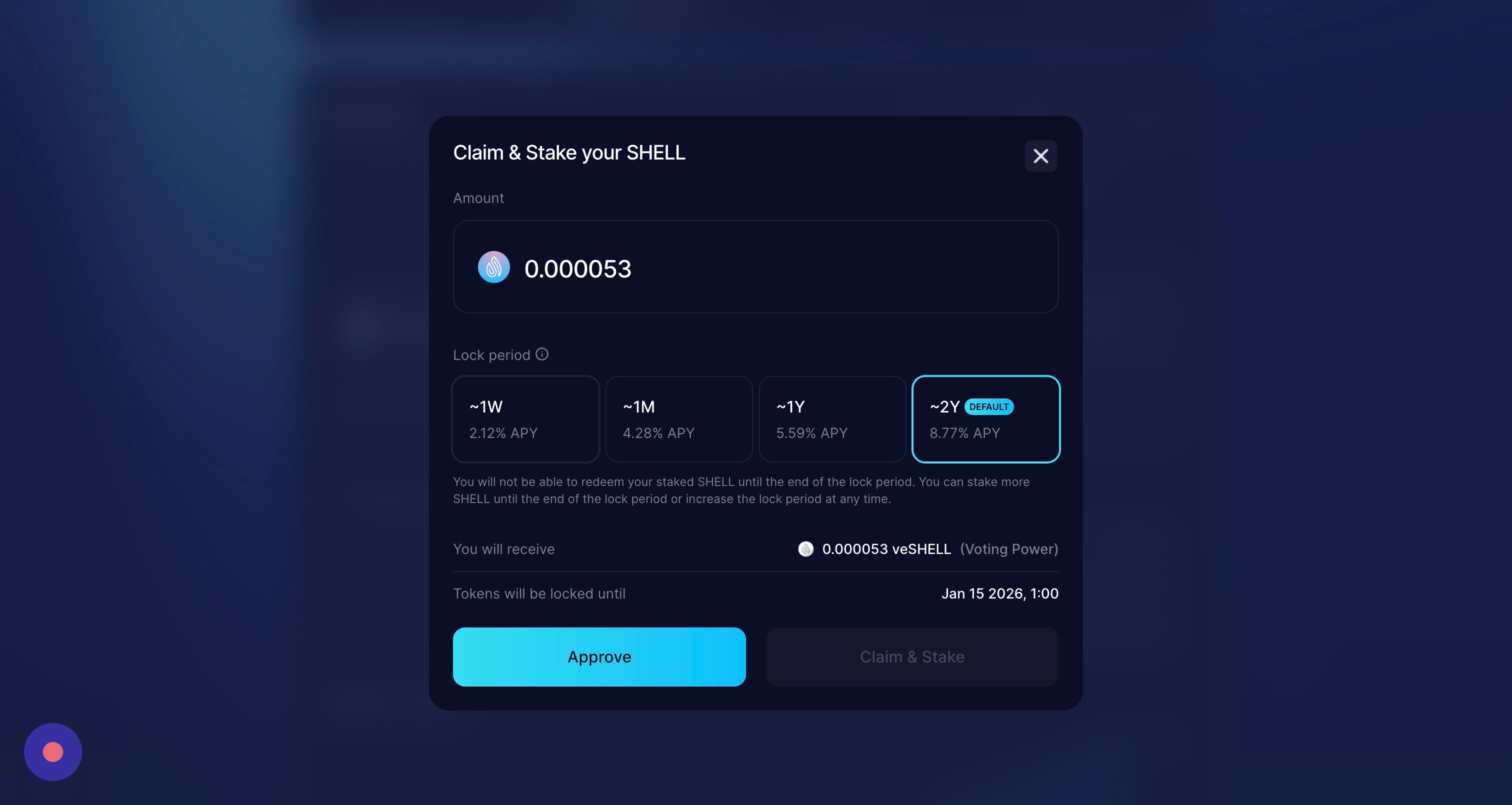 How To Stake SHELL