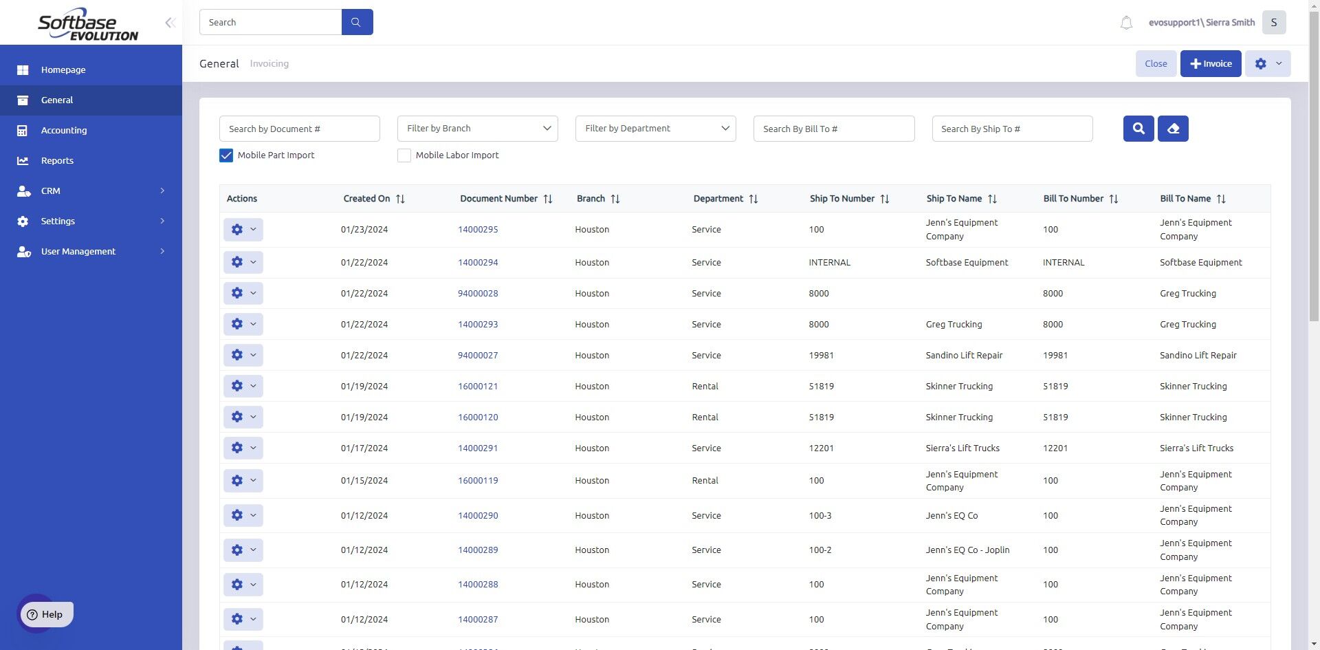 How to Import Mobile Parts to a Work Order