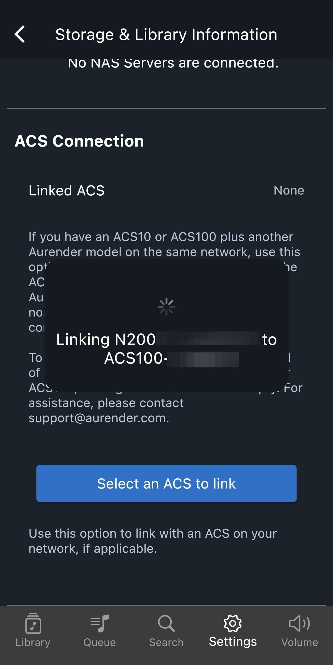 Guide to Connecting ACS from an Aurender Unit – Aurender