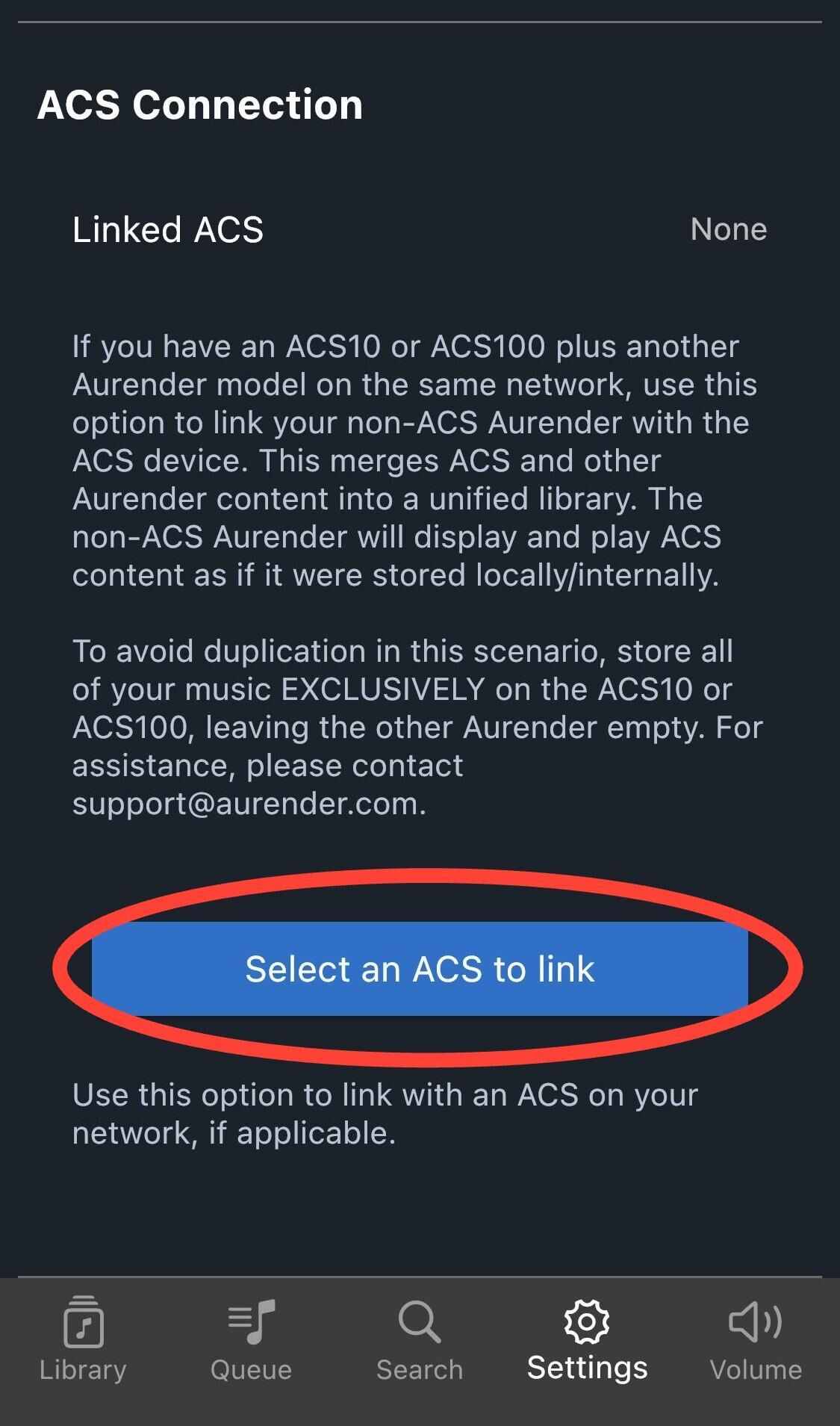 Guide to Connecting ACS from an Aurender Unit – Aurender