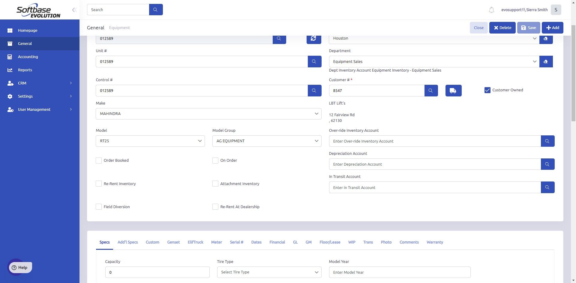 How to Create Rental Rate Codes and Assign to Equipment