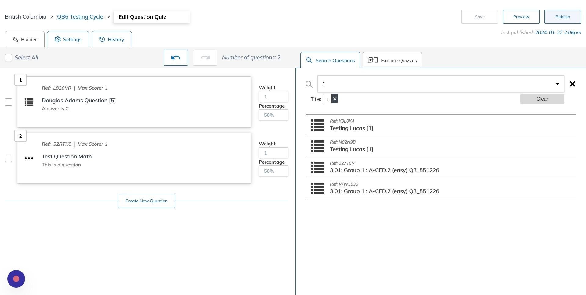 How Do I Create Quiz Questions From the Quiz Builder?