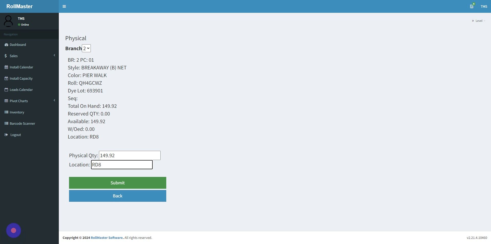 Inventory Cycle Counts with Android Handheld Barcode Scanner Device