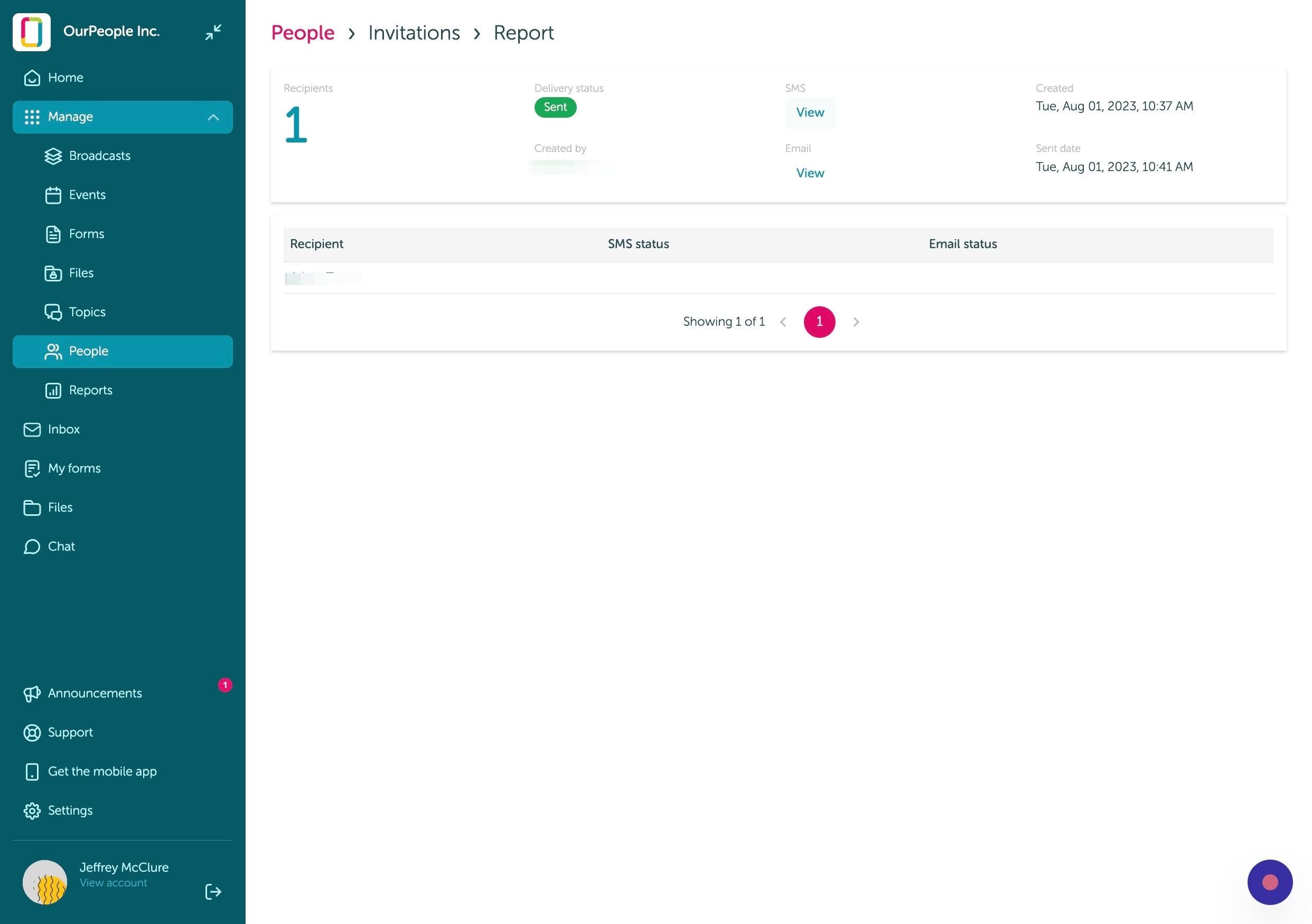 How to Manage Invites & Invite Status Explained – OurPeople