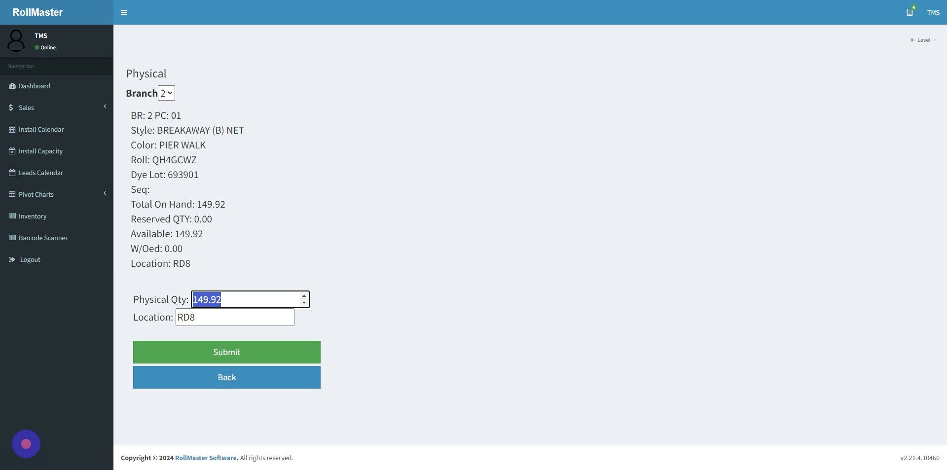Inventory Cycle Counts with Android Handheld Barcode Scanner Device