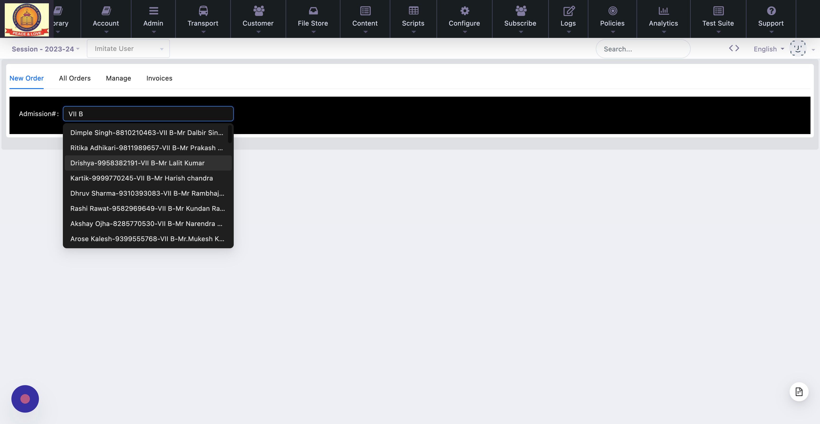 Order Management - Documentation