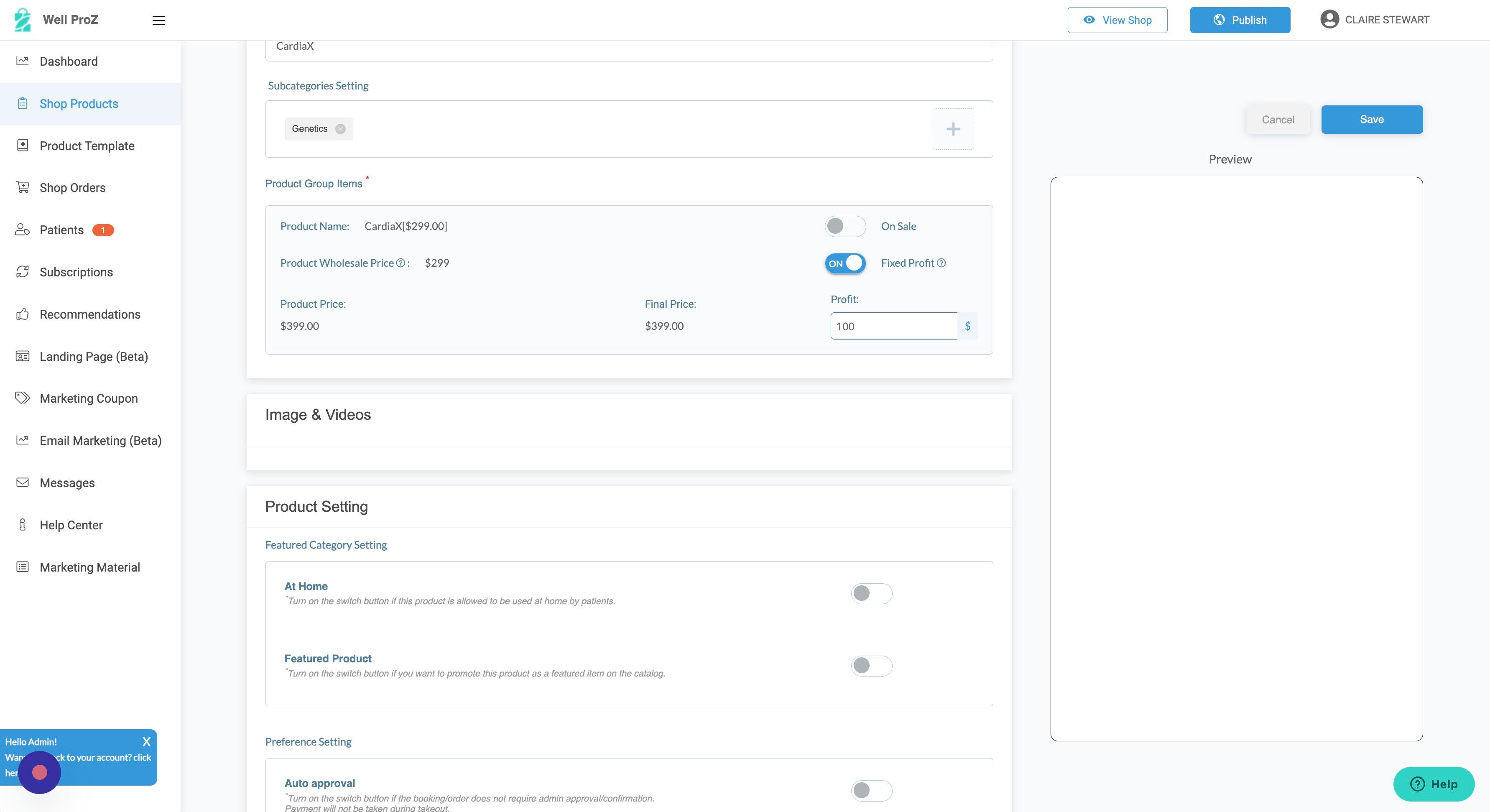 How To Set Up Fixed Profit On Products – Well Proz