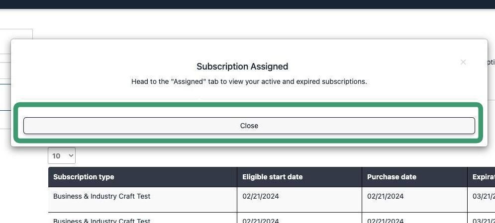 How to Assign Subscriptions Purchased in the NCCER Store