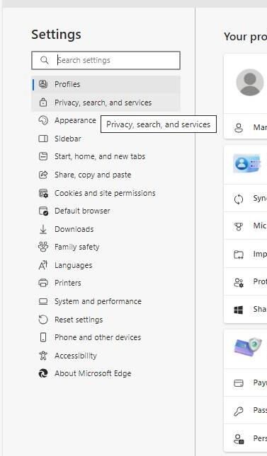 How can I automatically clear the cache when I close the Edge web ...