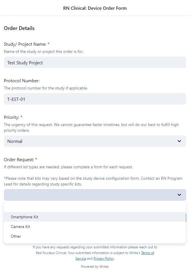 How to Complete a Device Kit Request Form for Red Nucleus Clinical ...