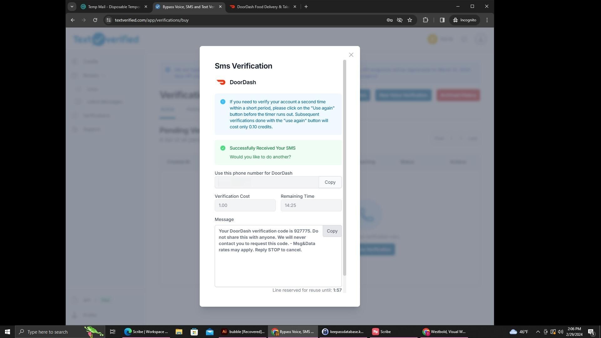 Sign up for DoorDash without a phone number | Textverified Blog