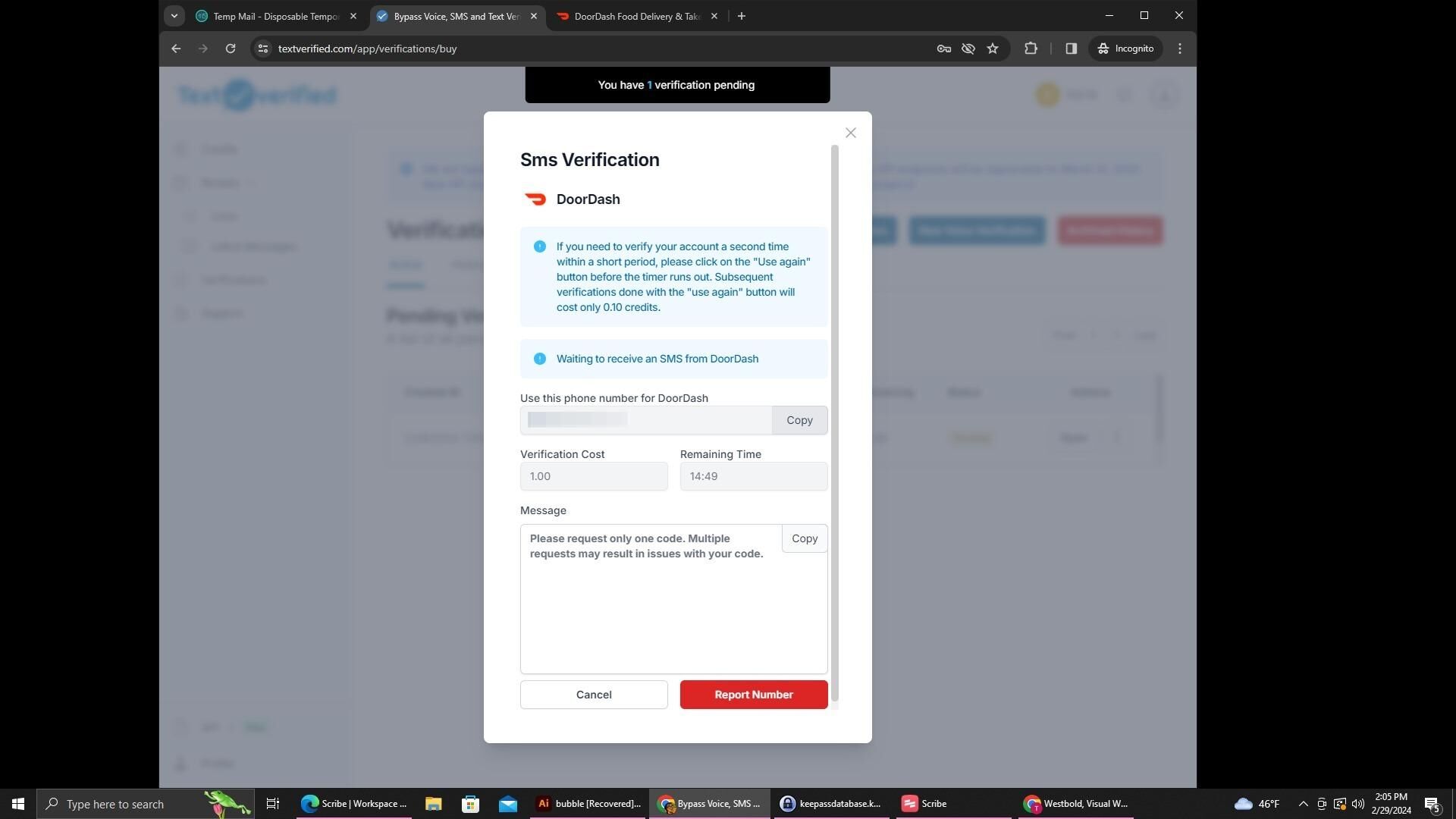 Sign up for DoorDash without a phone number | Textverified Blog
