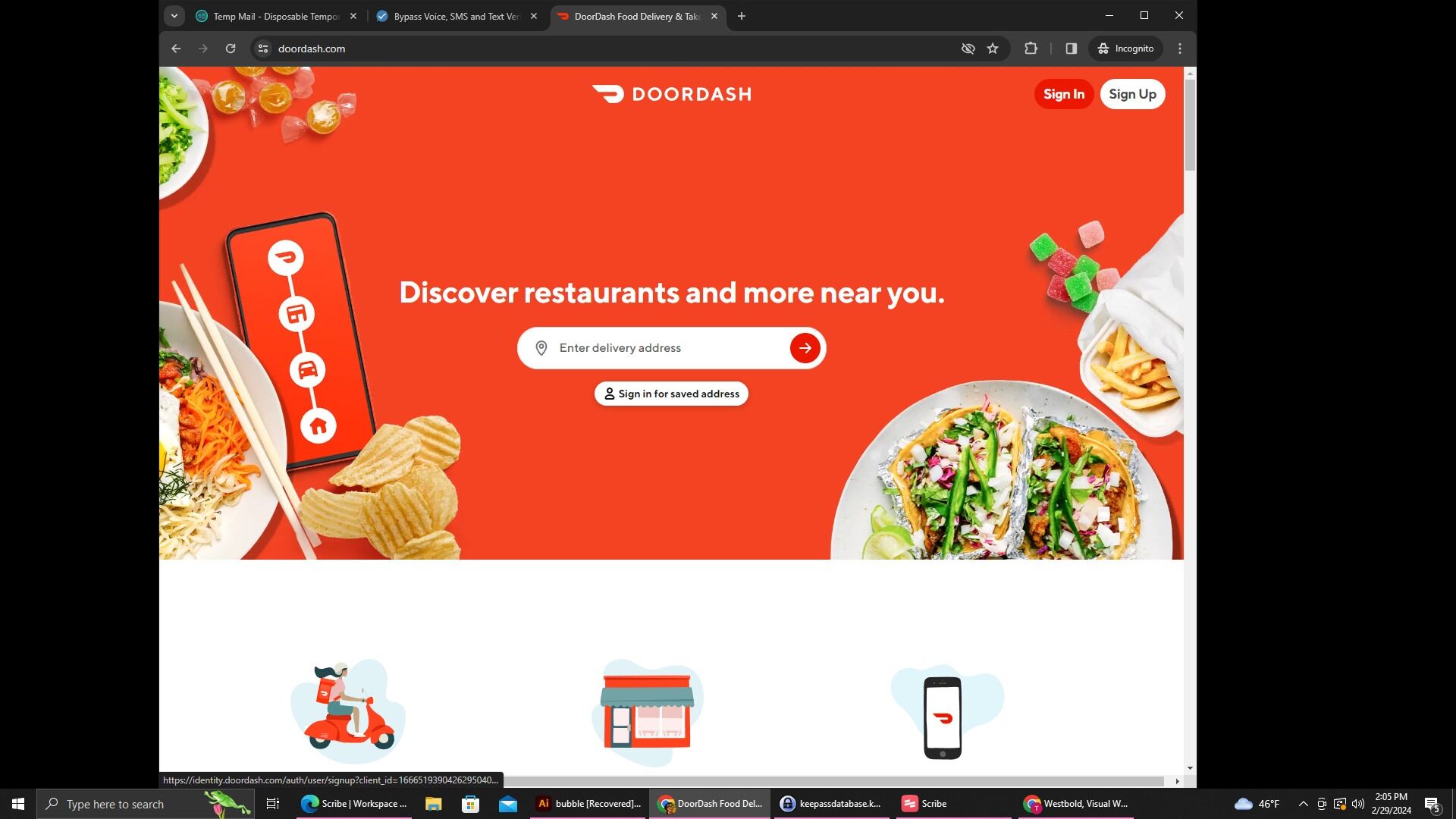Sign up for DoorDash without a phone number | Textverified Blog