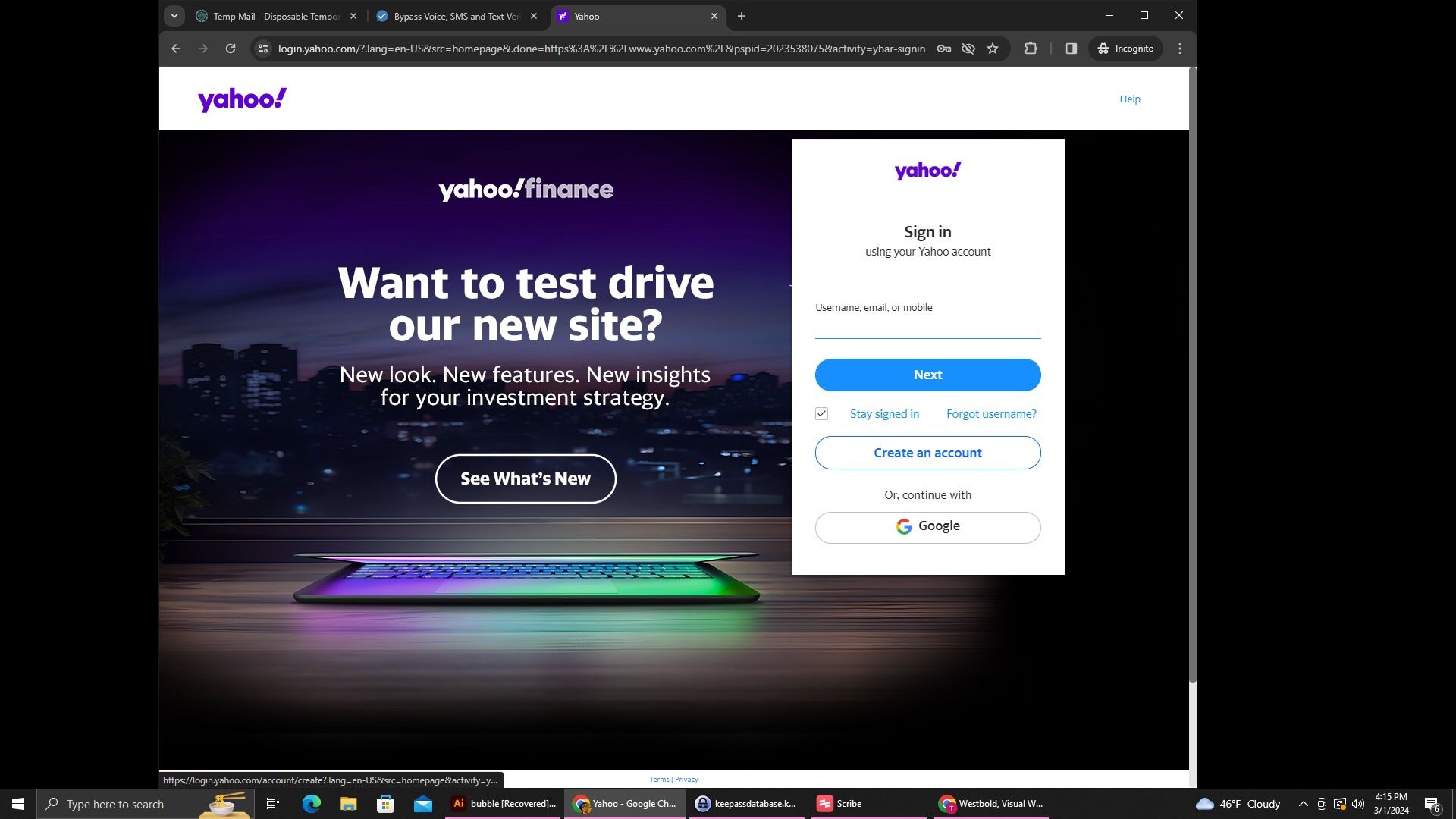 How to setup a Yahoo account without a phone number | Textverified Blog