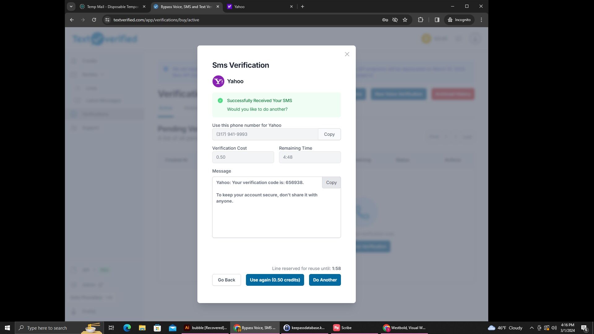 How to setup a Yahoo account without a phone number | Textverified Blog