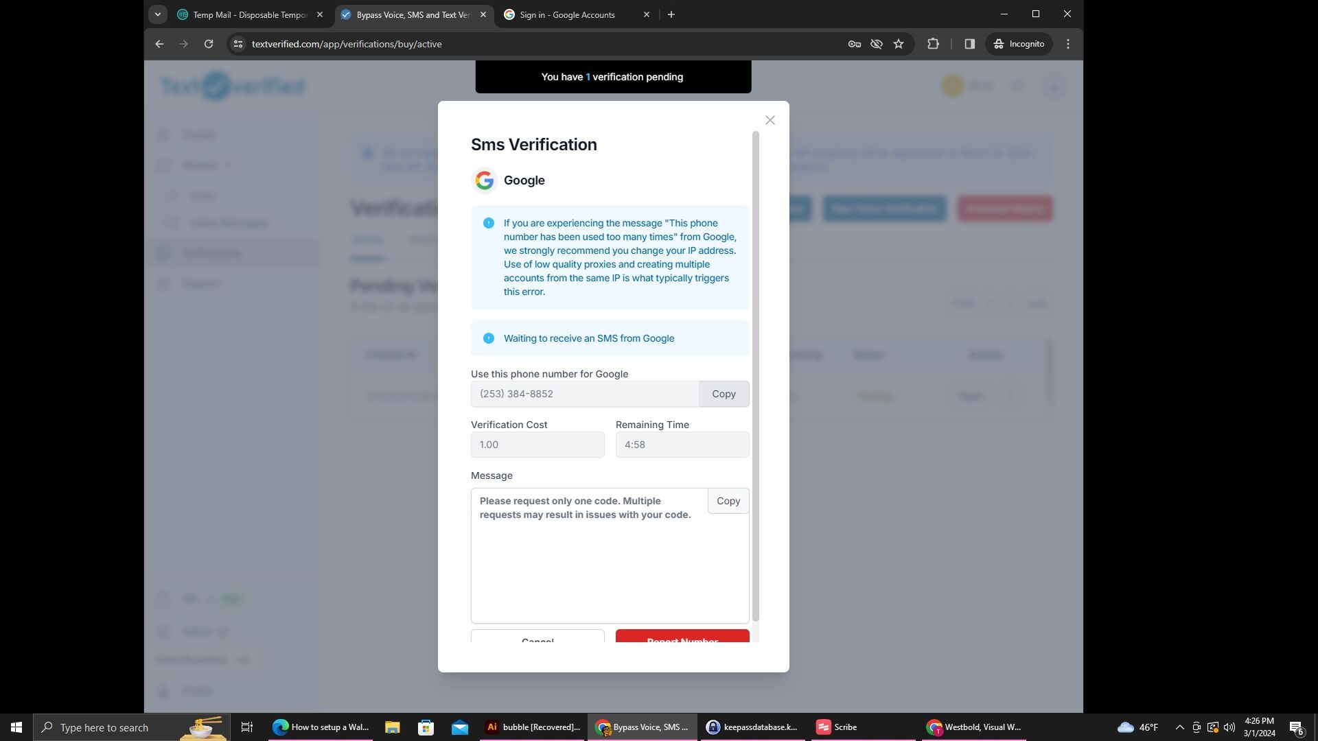 How to setup a Google account without a phone number | Textverified Blog