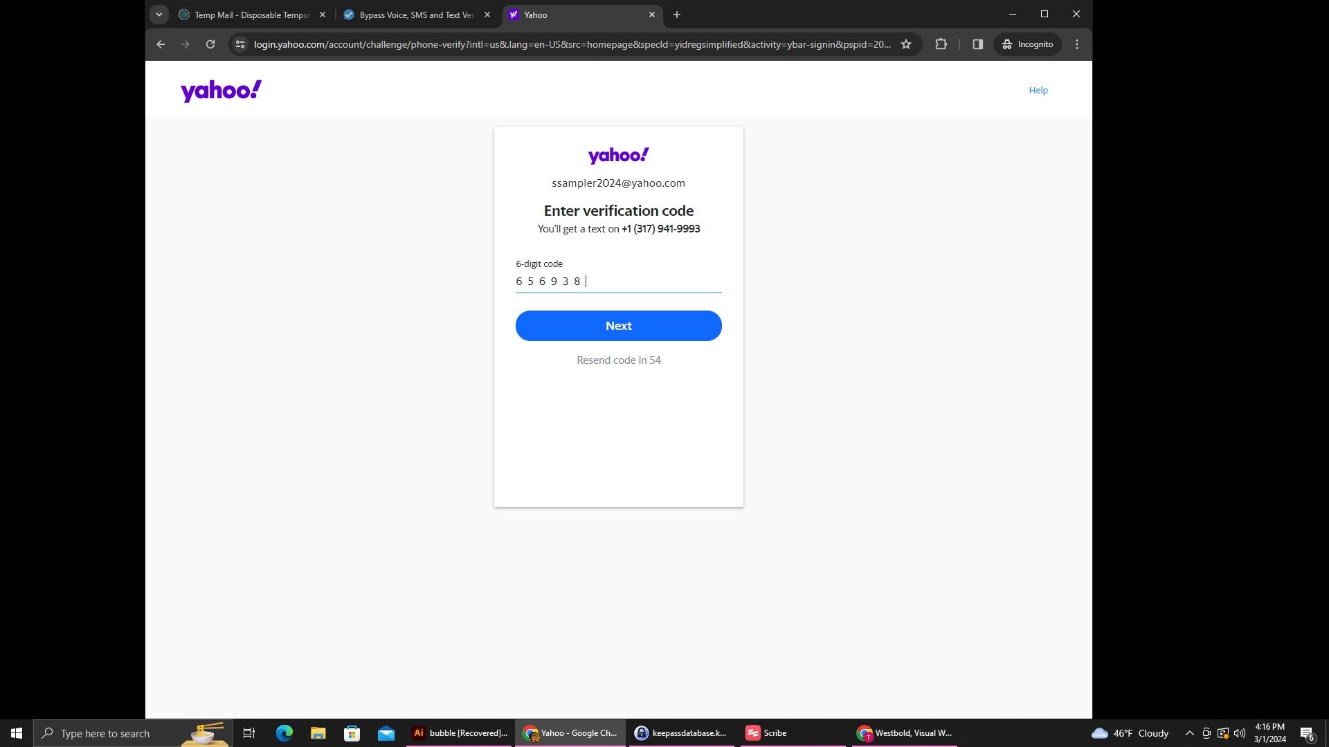 How to setup a Yahoo account without a phone number | Textverified Blog