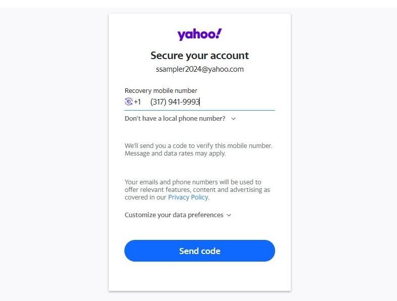 How to setup a Yahoo account without a phone number | Textverified Blog