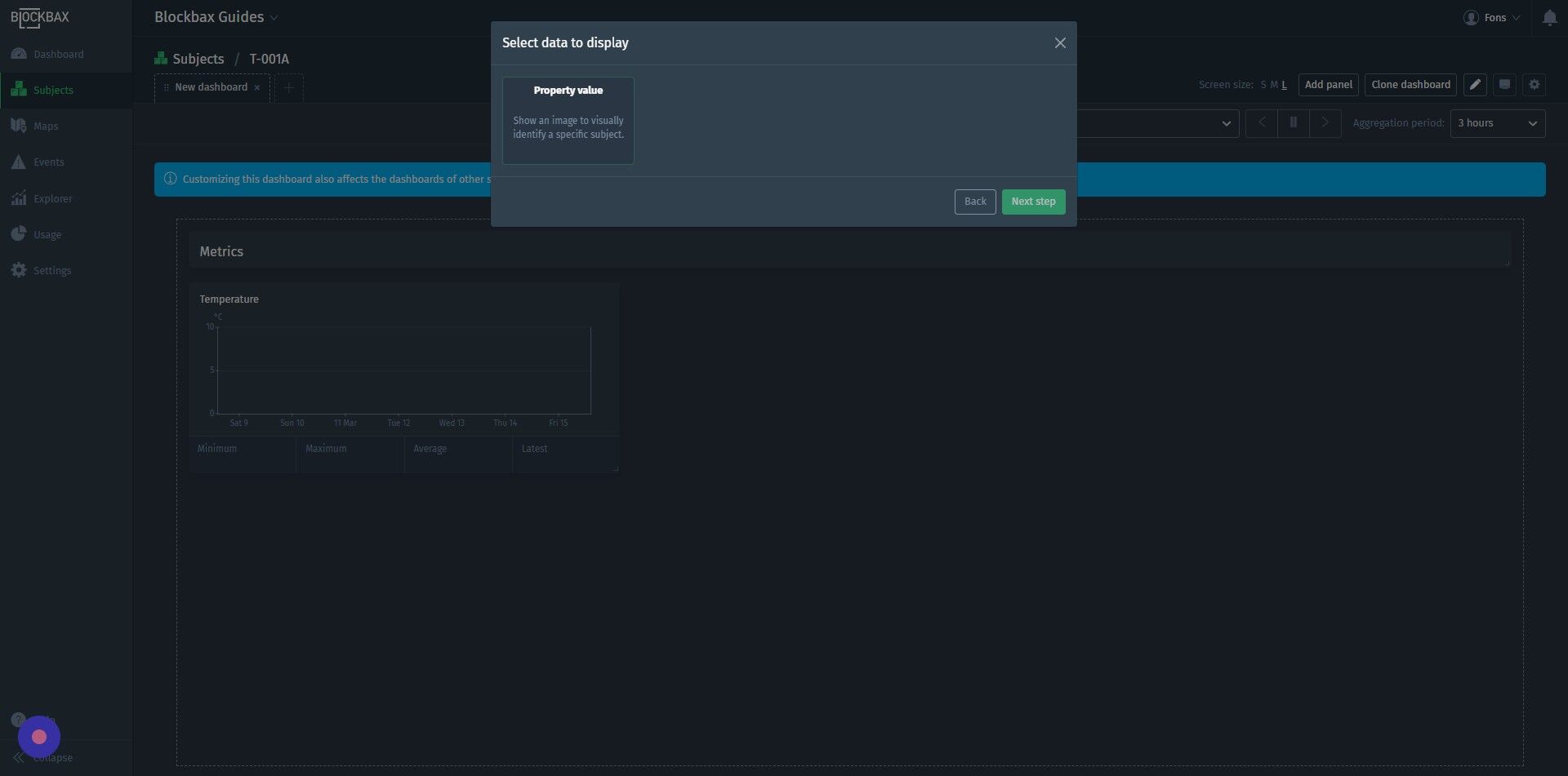 Adding an image to a dashboard | Blockbax