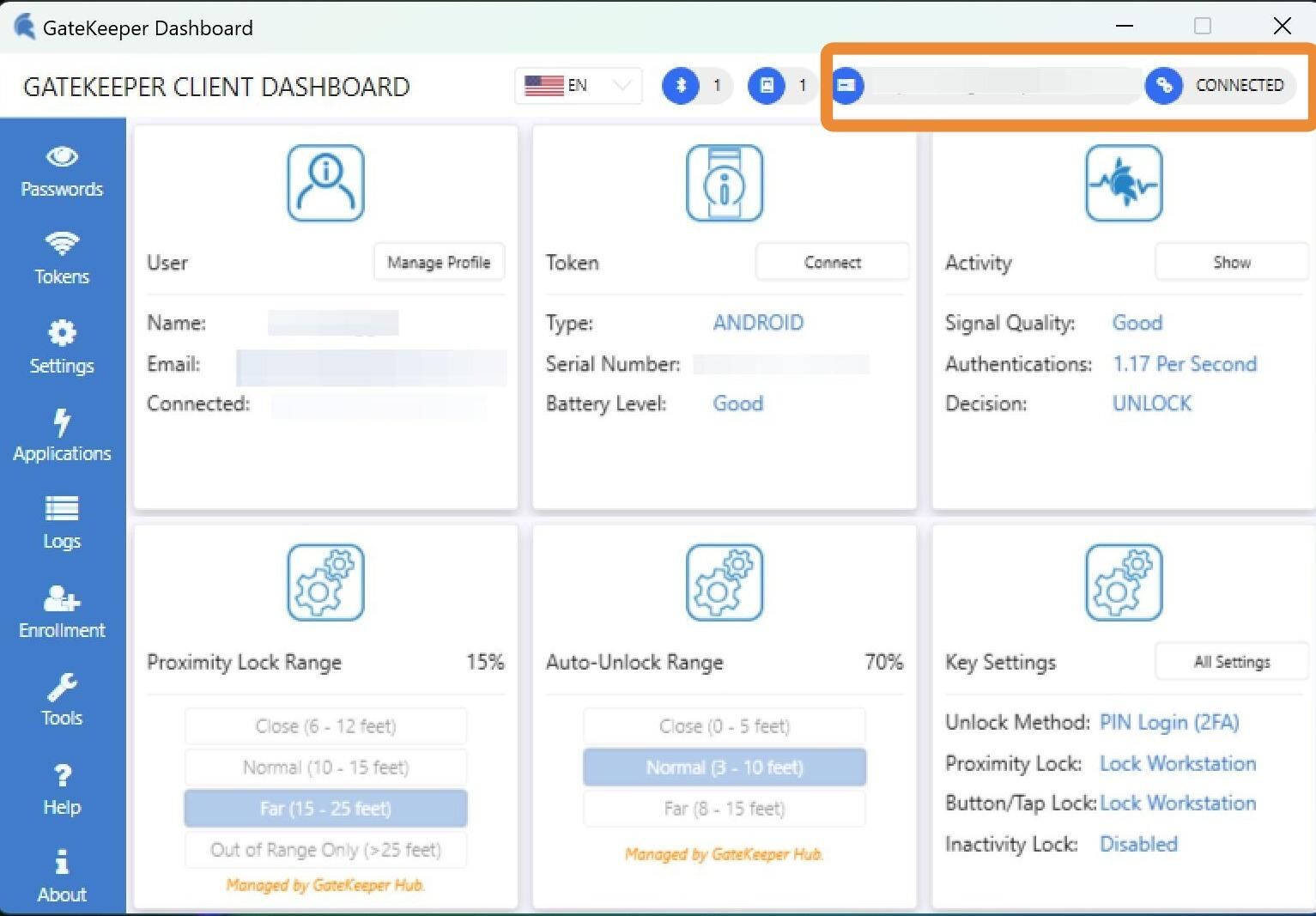 How to find the GateKeeper Hub URL through the GateKeeper Client app ...