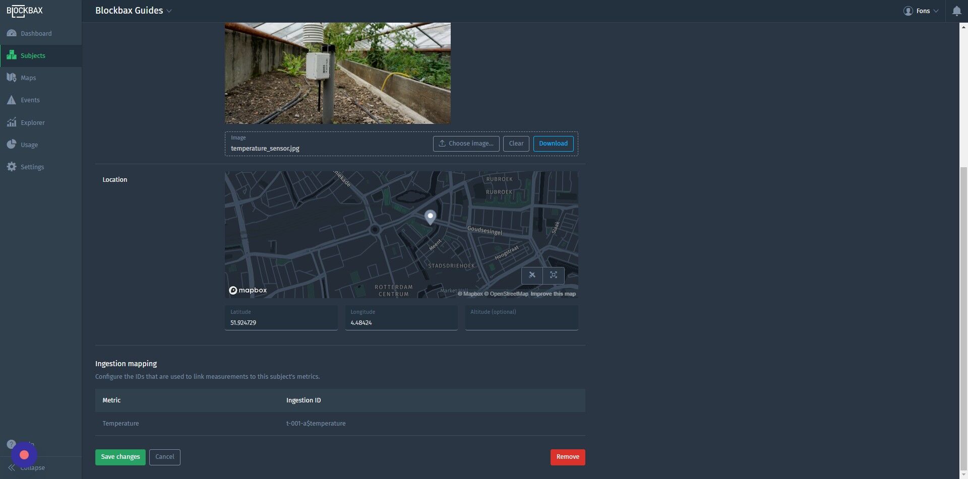 Adding an image to a dashboard | Blockbax