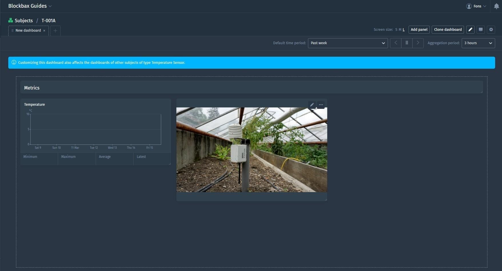 Adding an image to a dashboard | Blockbax