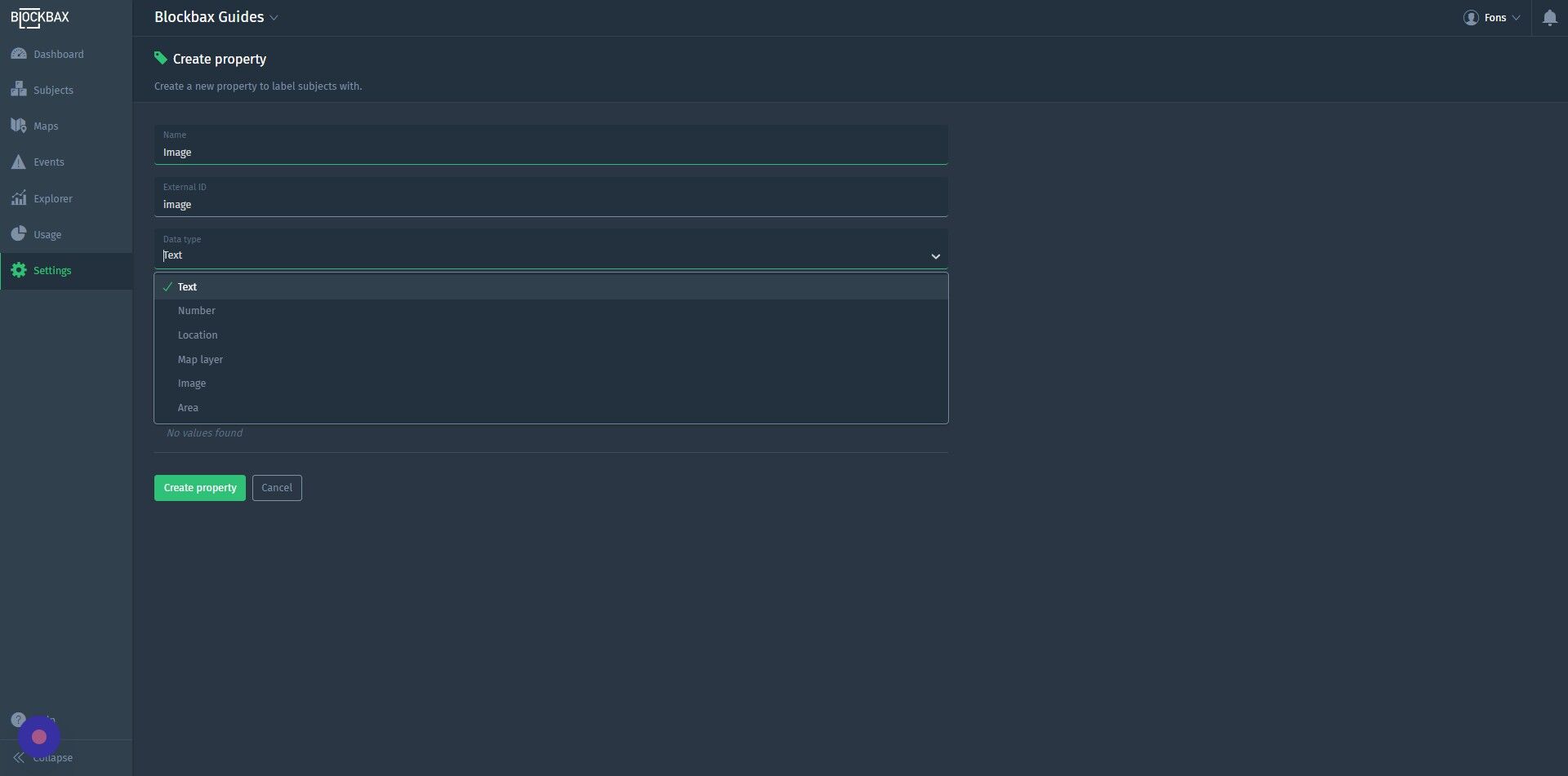 Adding an image to a dashboard | Blockbax
